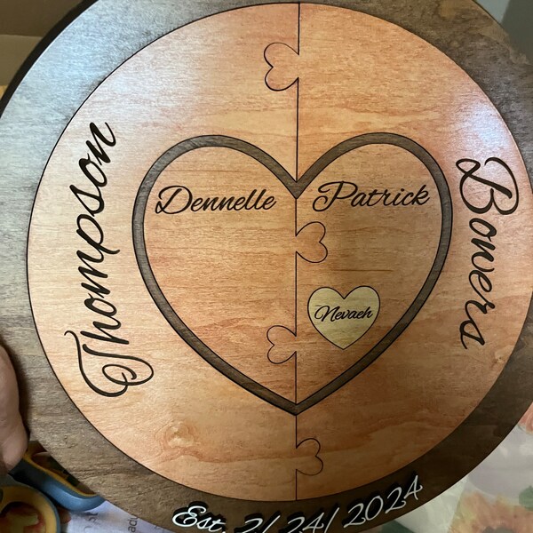 Unity or Family Puzzle, Blended Family, Unity Alternative, Wedding ...