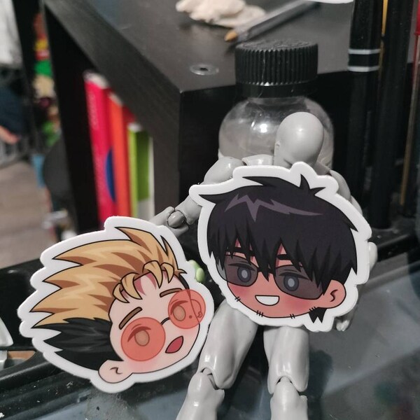 LIMITED* Trigun Max/stamp Vash and Wolfwood Vinyl Stickers - Etsy