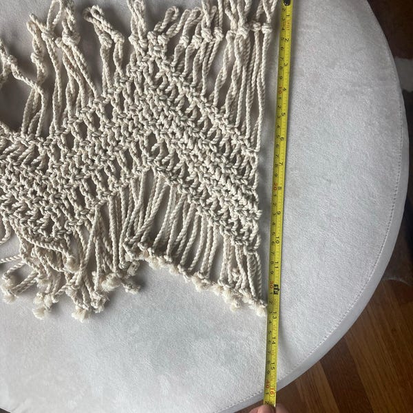 Macrame Window Valance, Wall Hanging, Bead Curtain - Etsy