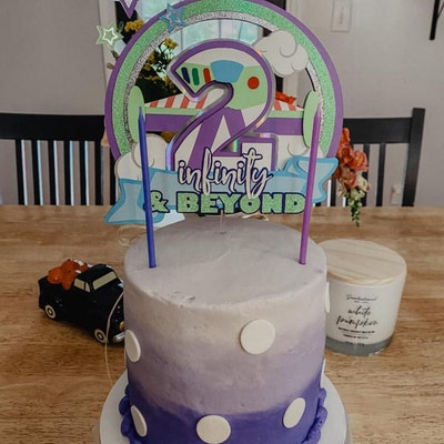 To Infinity Cake Topper: 3d/shaker/lights customize With Name Also - Etsy