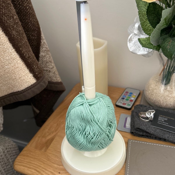 Wool Jeanie the Magnetic Yarn Ball Holder Which Feeds by Revolving the ...