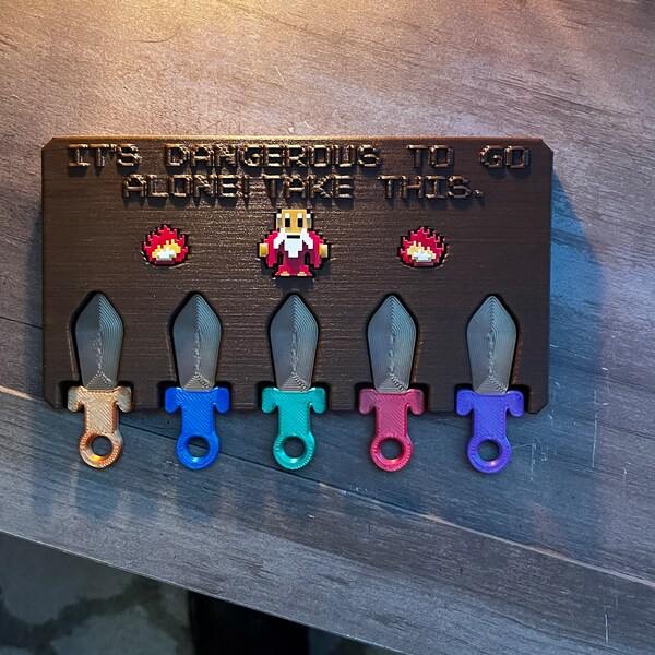 Legend of Zelda, Zelda Key Holder, Gift Ideas, Gaming Gadgets, 8bit ...