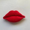 Crochet Lips Pattern PDF Crochet Kiss Valentine's Day Gift Amigurumi ...