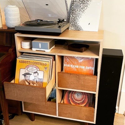 Record Cabinet Detailed Plans - Etsy