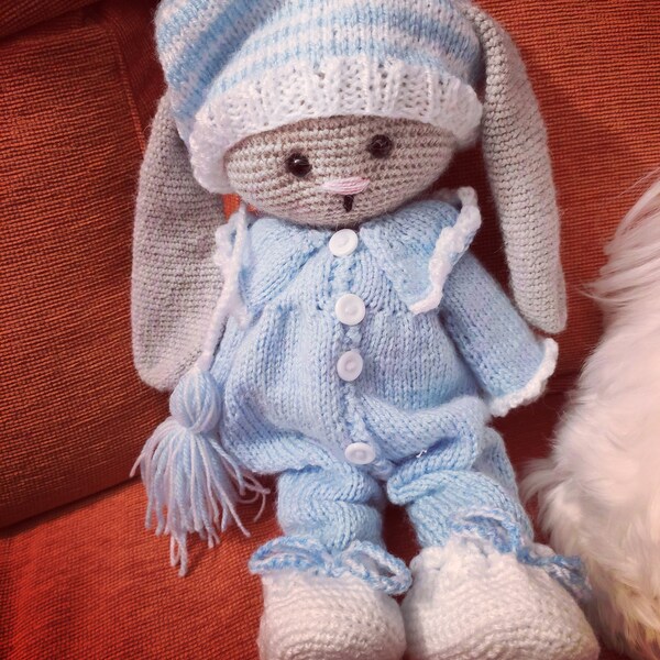 Clothes Bunny Toy CROCHET PATTERN - Outfit Melody - Outfit for Bunny ...