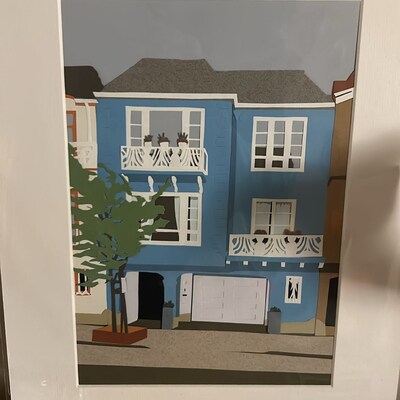 Custom House Papercut Portrait Personalised Home Illustration New Home ...