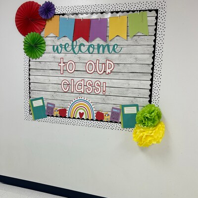 BULLETIN BOARD BORDERS Bold & Bright Collection Classroom Bulletin ...