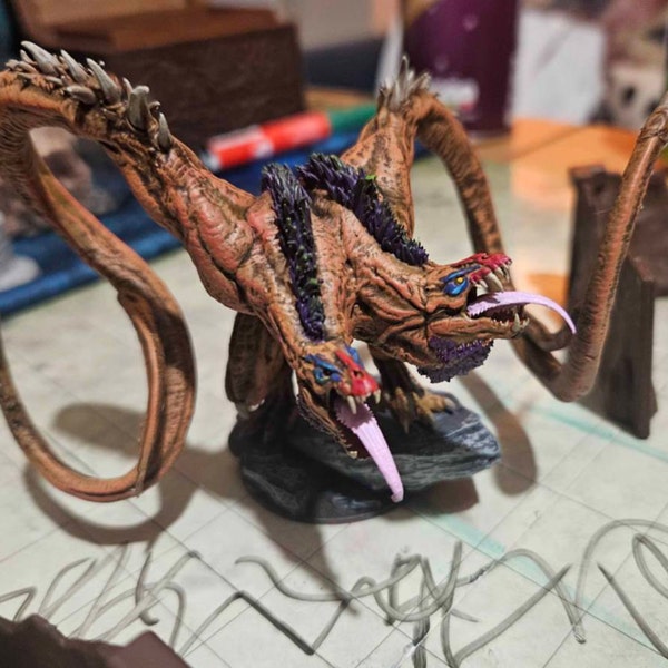 Young Behir Premium Plant Based Resin 3D Printed Miniature, Tabletop ...