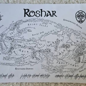 Prythian ACOTAR World Map PRINT - Etsy UK