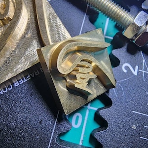 Custom Leather Stamp Personalized Brass Iron Branding Stamp Branding ...