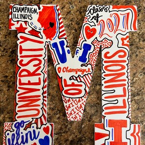 Custom College Dorm Decor Letters - Etsy