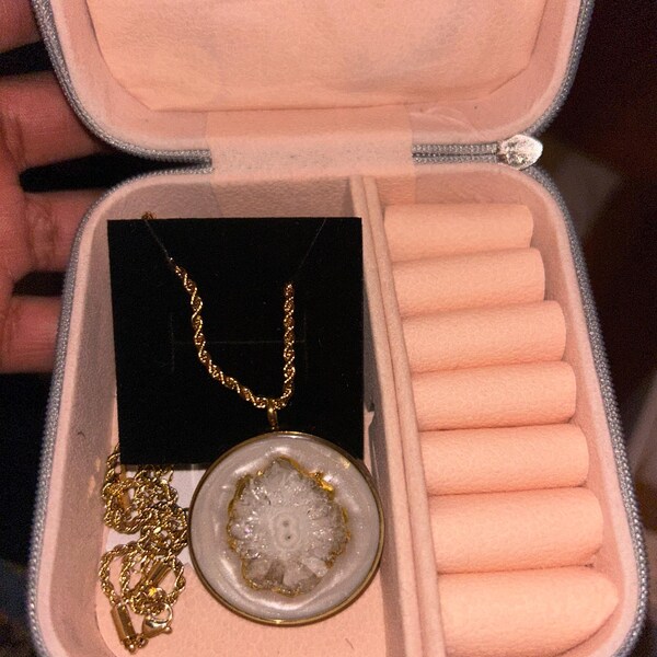 Extremely Powerful 5G EMF Orgonite Protection Necklace, Solar Quartz ...