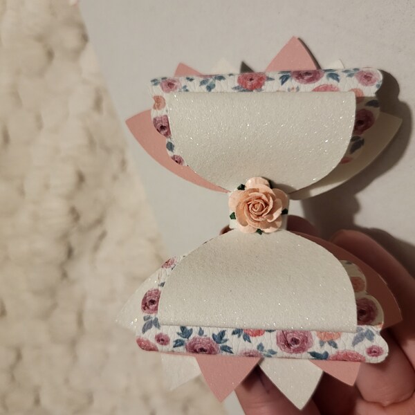 Hair Bow Template SVG - Hair Bow SVG, PDF - Digital Template - Hair Bow ...