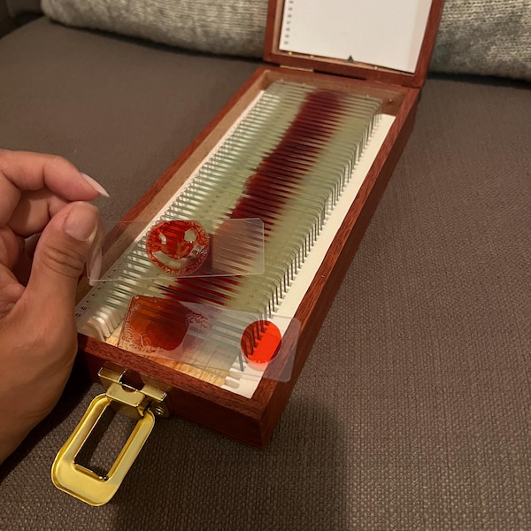 Blood Slide Box Dexter Morgan Resurrection - Etsy