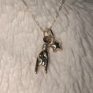 14K Yellow Gold ATM Charm Necklace Pendant 1.7 - Etsy