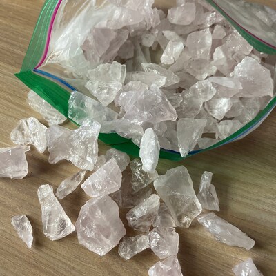 Bulk ROSE QUARTZ Crystal Rough 7 Dif Sizes Mini 1/2 to Mega 7 Wholesale ...