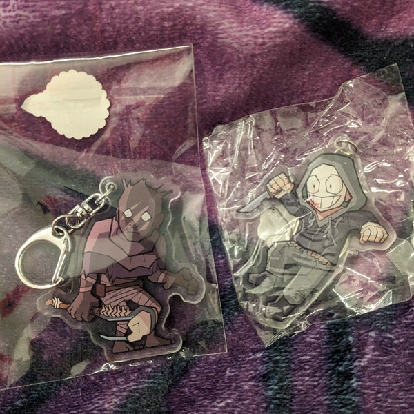 Bugsnax, Floofty Fizzlebean, Filbo Fiddlepie, Colored Acrylic Charms 2. ...