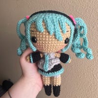 Hatsune Miku Amigurumi Doll - Crochet PDF Pattern by Crochelandia ...