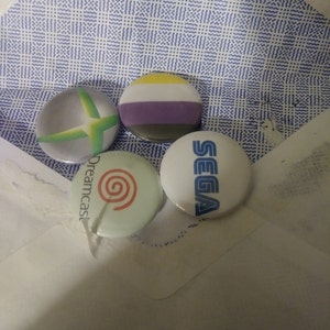 Game Logo Buttons - Etsy