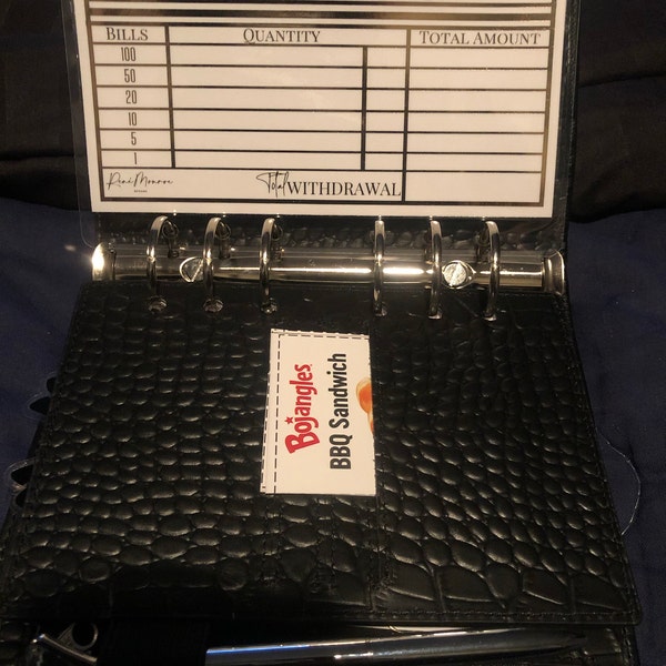 FOILED Mercury Glass Cash Envelope Set Set of 5 Cash Envelopes Sinking ...