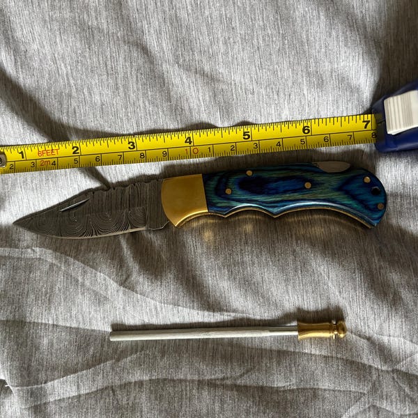 Handmade Damascus Steel Pen, Premium Hand Forged Steel and Copper Brass ...