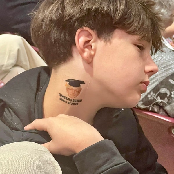 Custom Graduation Tattoos | Graduation Party Favors, Graduation Party ...