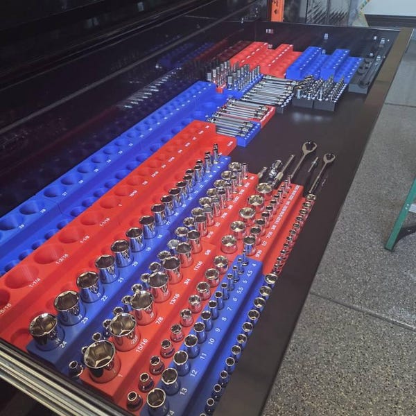 Master Bit Socket Organizer – Compatible With Harbor Freight Quinn 87pc ...
