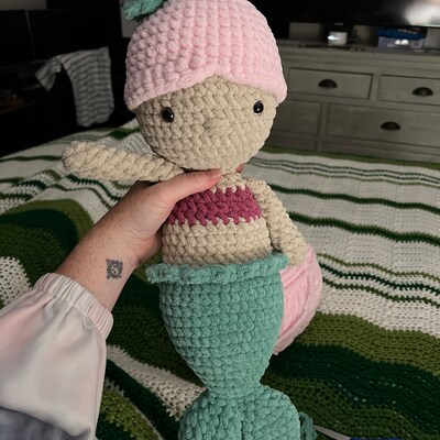 The Original Merbabies Amigurumi Pattern, Crochet Merbaby Plushie ...