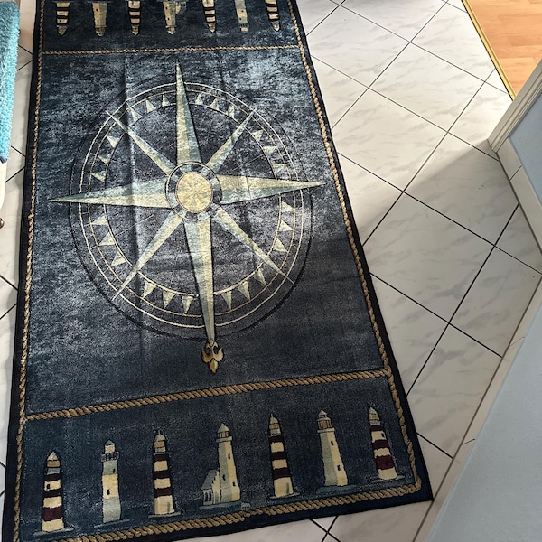 Green and Gold Ancient Greek Wave Rug, Greek Mythology, Modern Rug ...