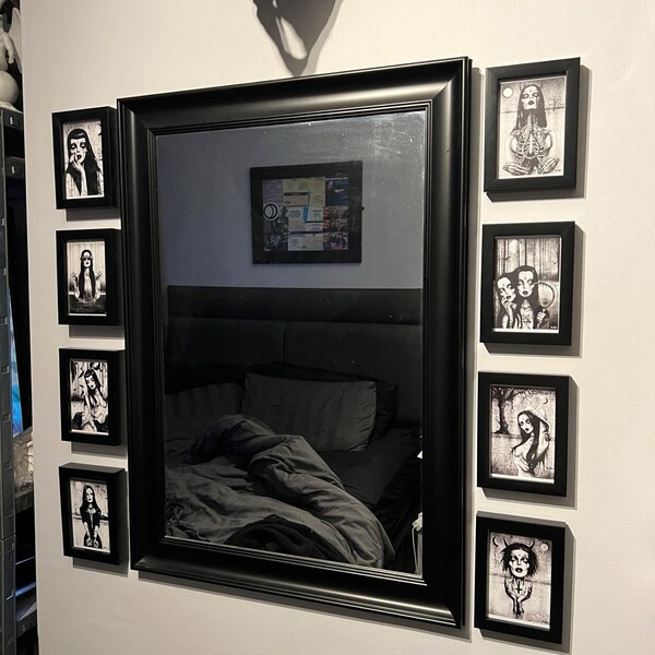 50% OFF !!! Gothic Art, Mugshot Art, Crime, Goth, Dark Art, Art Print ...