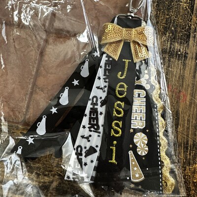 Cheer Zipper Charm/zipper Pull/cheer Bag Tag/cheer Gift/cheer/bag Tag ...