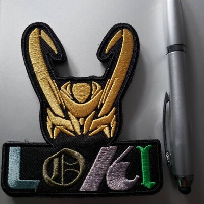 In Stock Now HOOK & LOOP 4 Marvel Loki Disneyland Disneyworld Fabric ...