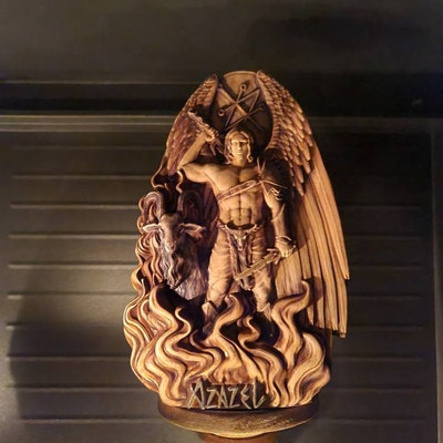 Azazel, Satan Baphomet, Demon Lucifer Occult Decor Satanic Fallen Angel ...