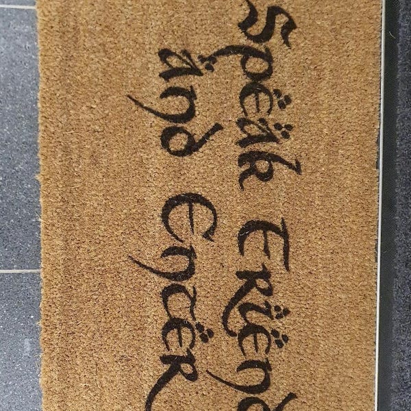 Welcome Friends | Friends TV Show | Funny Doormat | Friends Door Mat ...