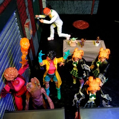 1:12 Scale Poseable Venom Webbing Effect / Hand Made Action Figure ...