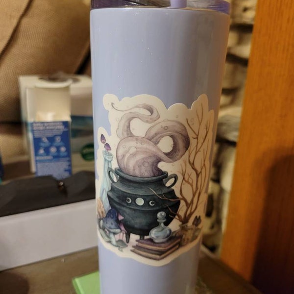 Witchy Sticker, 'witches Brew', Laminated Sticker, Witchy Decor, Magick ...