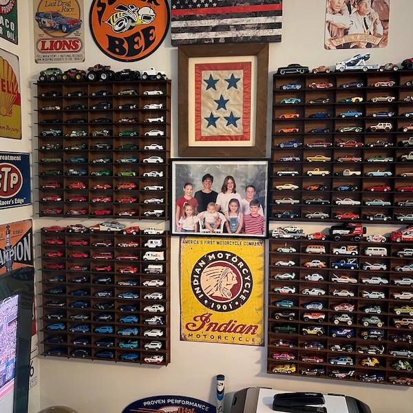 Alte schwarze Spielzeugauto-Lagerung für 100Cars|Diecast Car Lagerung | 1:64 Autoregal ...