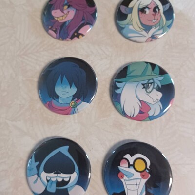 Deltarune Button Set - Etsy