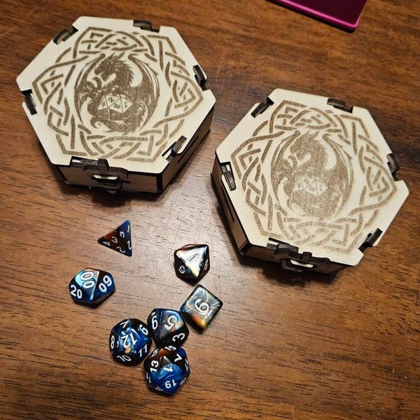 Hexagon Dice Box Digital Files, Laser Cut 3mm or 5mm, DXF SVG - Etsy