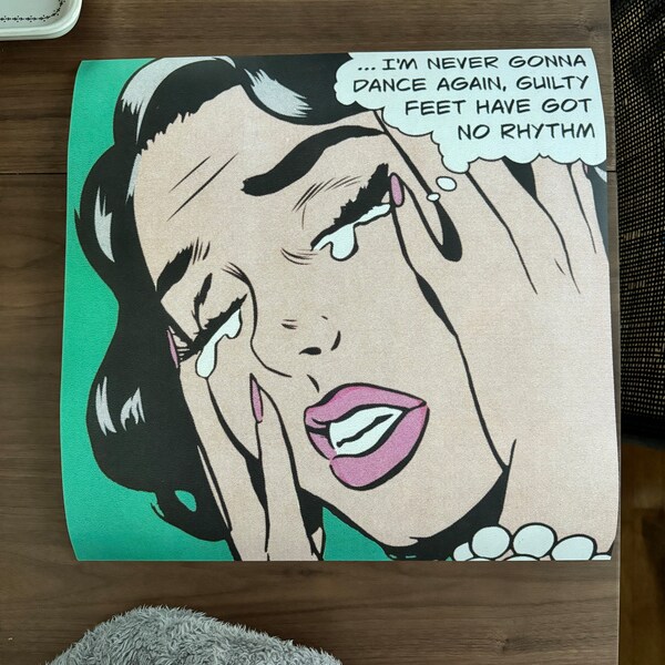 The Smiths Inspired Comic Book Art Print Roy Lichtenstein, Andy Warhol ...