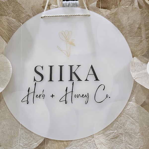 Arched QR Code Social Media Sign 6x7.75 Scannable Table Desk Signage ...