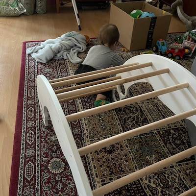 Climbing Arch, Baby Activity Board, Montessori Furniture, Toddler Gym ...