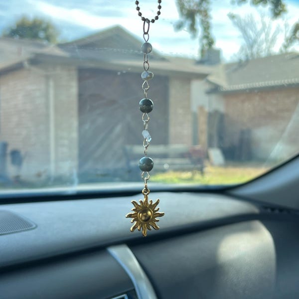 Honeybee Handmade Car Charm Rearview Mirror Decor Car Accessory Cute ...
