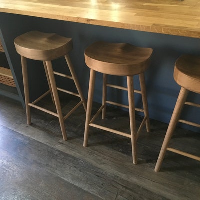 Beech Shaker Bum Stool, Brand New Kitchen Island Bar Stool, Kitchen ...