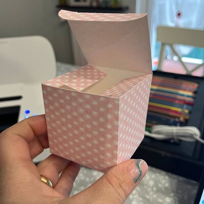Simple Cube / Cuboid / Box Template SVG Download Cricut and Silhouette ...