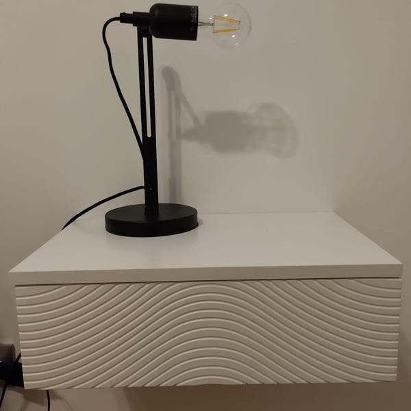 Vanity Table Floating Dressing Table Floating Shelf With Drawers ...