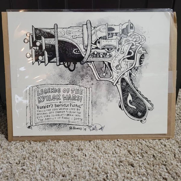 Blackbeard and Crew 11X14 Signed Print on Bright Paper Using Archival ...