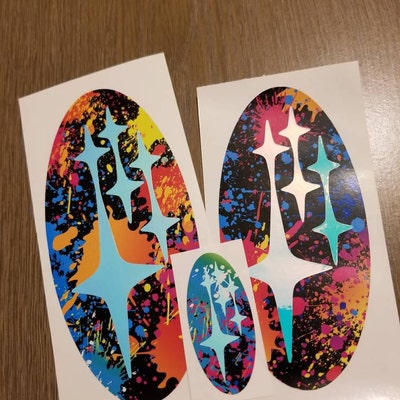Colorful Splatter Vinyl/printed Heat Transfer Vinyl/patterned Vinyl ...