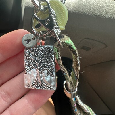 Tree of Life Keychain SMALL Copper Tree Keychain Family Tree Charm ...