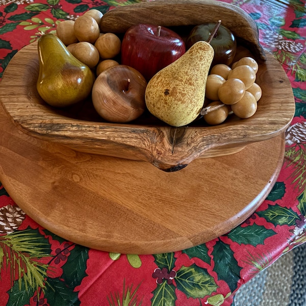 Wooden Acorns - Maple, Hackberry, Bradford Pear, Set of 5, Fall Decor ...
